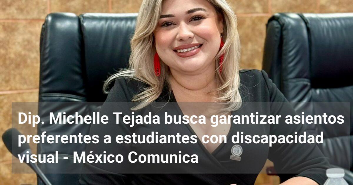Dip. Michelle Tejada busca garantizar asientos preferentes a ...